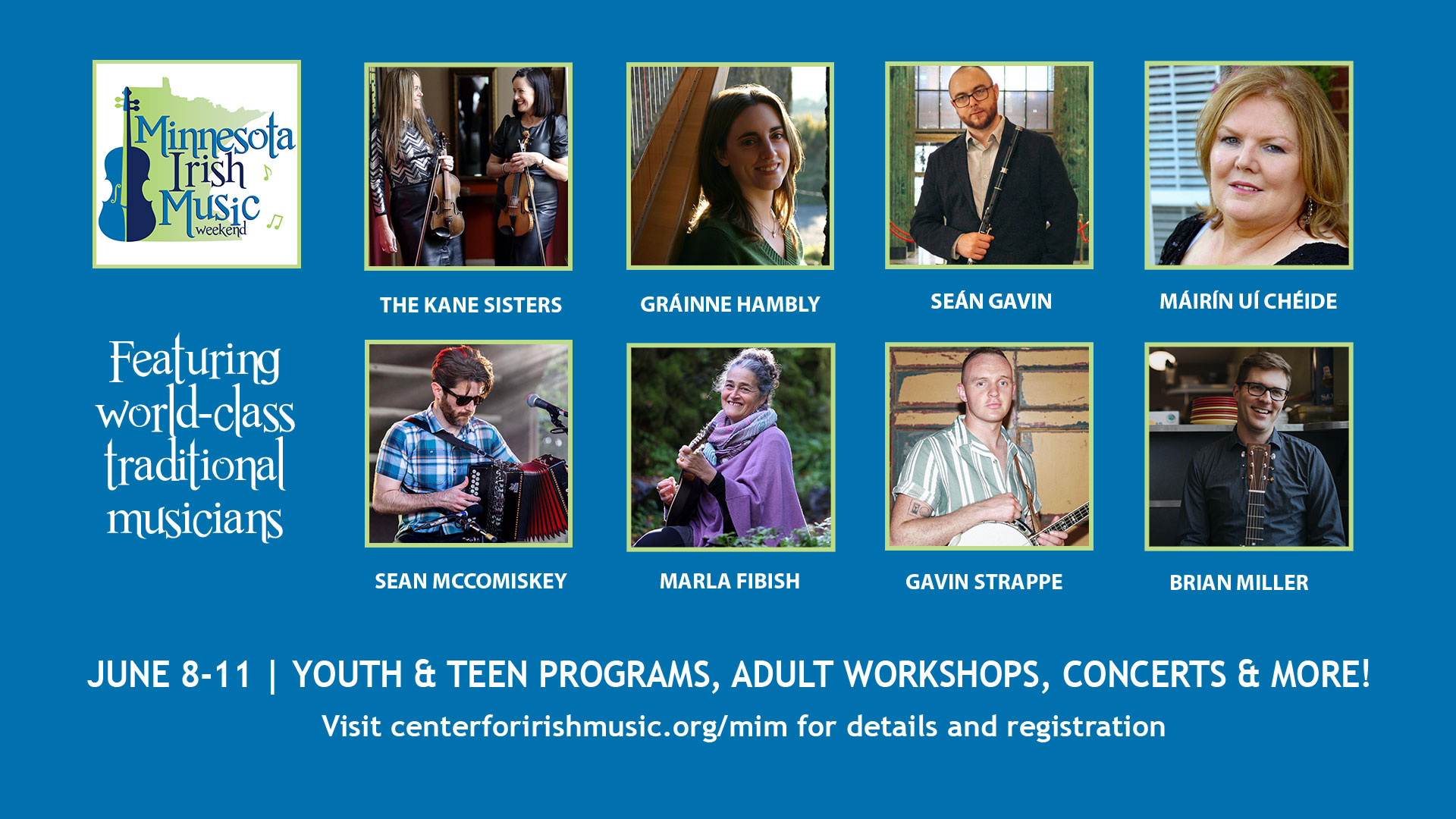 Announcing 2023 Mim Master Artists Center For Irish Music